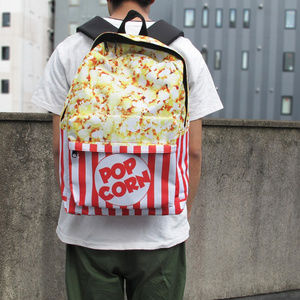 Okutani | Accessories | Popcorn Photo Print Backpack Bookbag Bag ...